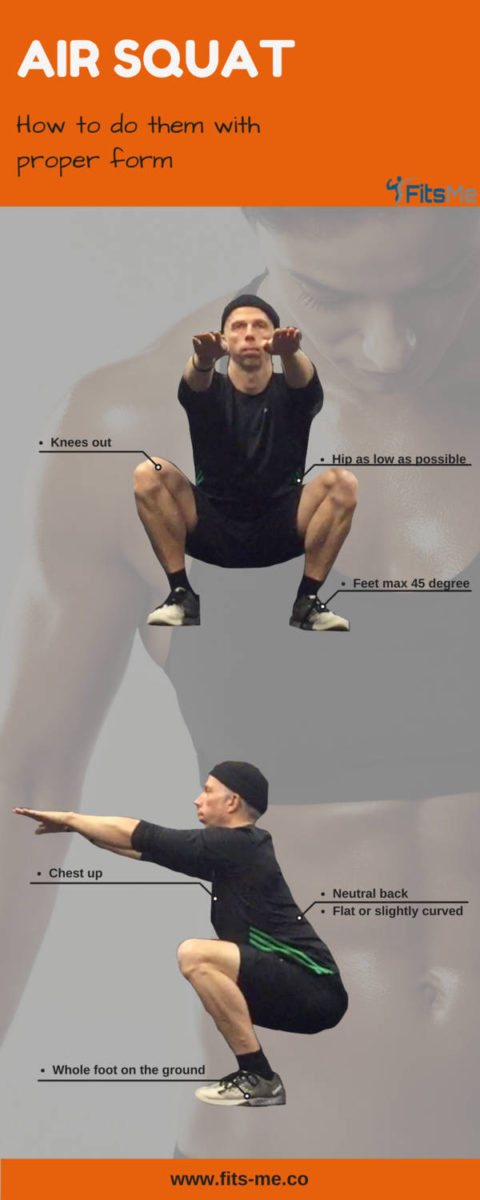 The mandatory air squat progression for beginners - Fits-Me
